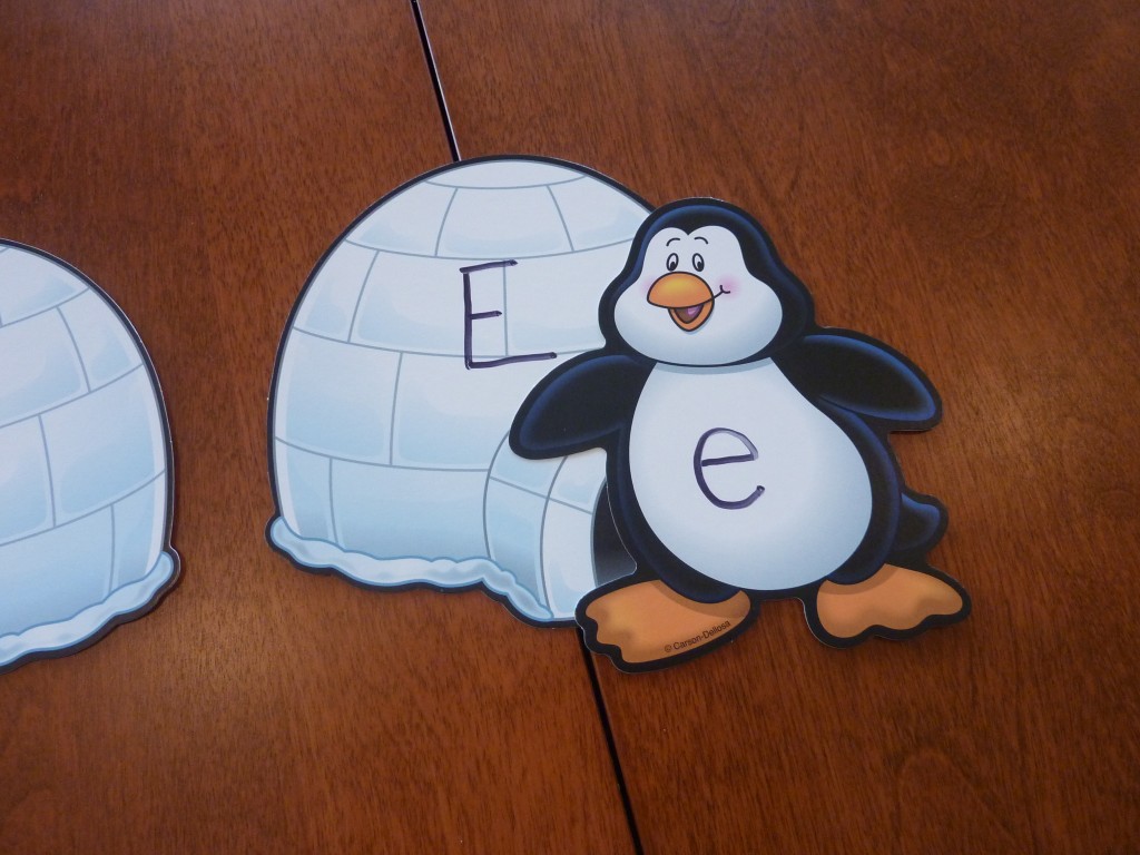 Winter Themed Uppercase and Lowercase Letter Matching Game | My ...